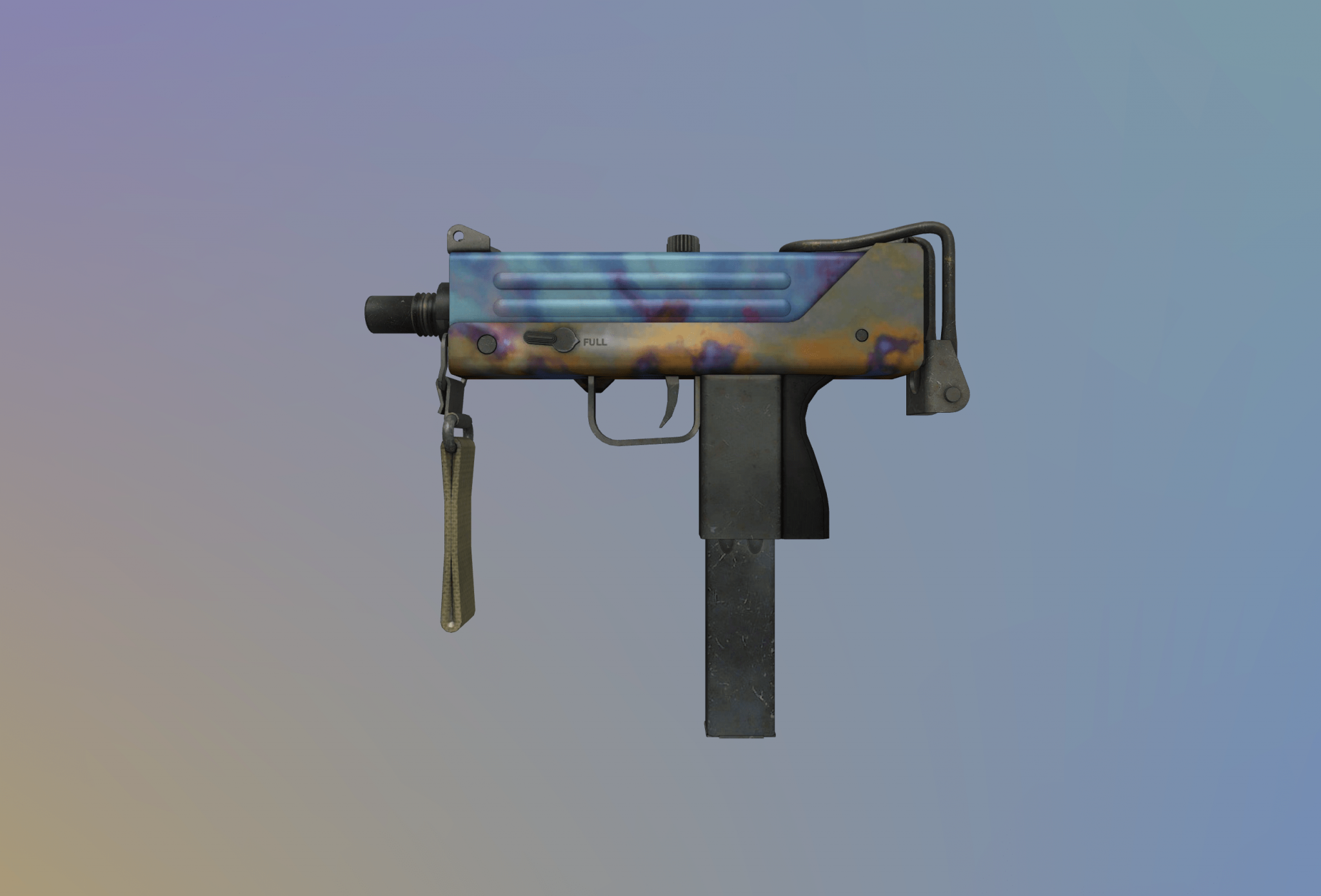MAC-10 Seed Pattern 295 - CS2 Blue Gem