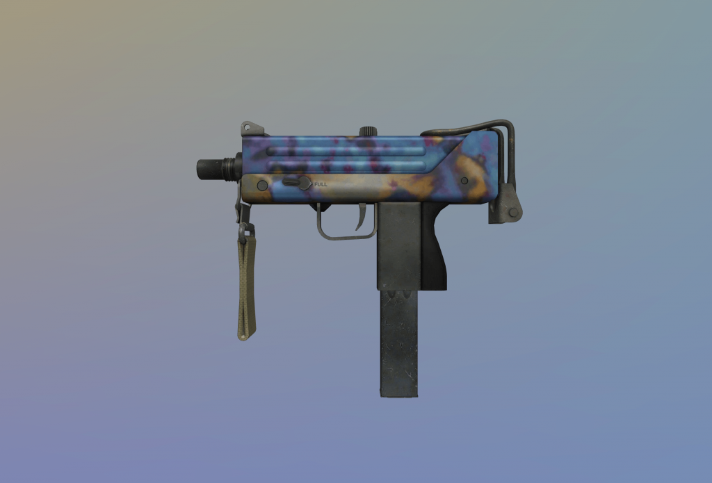 MAC-10 Seed Pattern 890 - CS2 Blue Gem